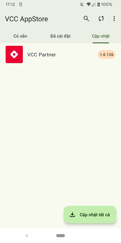 Hướng dẫn cài đặt VCC App Store